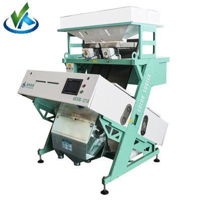 China SMC Mini 2 Chutes Lentil Spectrum Color Sorter Machine 99.99 Accuracy 1.6-3.0 T/H for sale