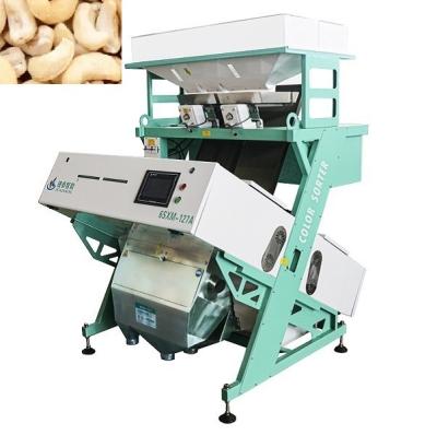 China Multi Purpose Spectrum Cashew Color Sorter Machine 1.6-3.0 T/H for Nuts Processing for sale