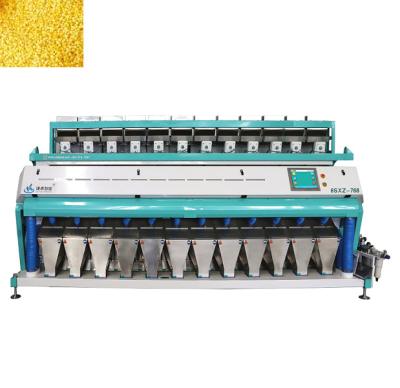 China Multi Purpose Grain Wheat Sorting Machine Cereal Color Sorter 7kwh for sale