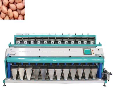 China Full Automatic Peanut Color Sorter Machine 768 Channel 11-19 T/H Capacity for sale