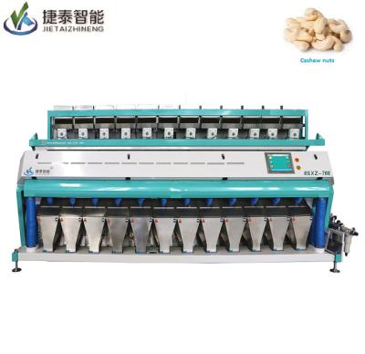 China Industrial Cashew Walnut Nuts Color Sorter 768 Channels RGB Full Color Camera 99.99% Accuracy for sale