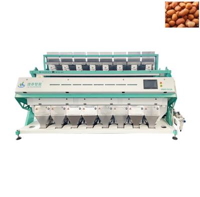 China ODM Peanut Color Sorter Machine 6SXZ-512A for Hazelnut Macadamia Nuts Sorting 6-12 T/H for sale