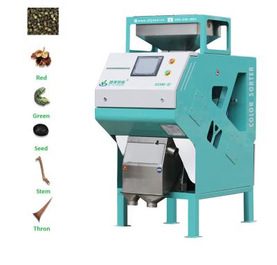 China Optical Small Size Pepper Sorting Machine 0.3-0.5 T/H 99.99% Accuracy for sale