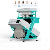 China Small Grain Color Sorter Machine 6SXM-127A 1.6-3.0 T/H for Beans Corn Peanut Wheat Rice for sale