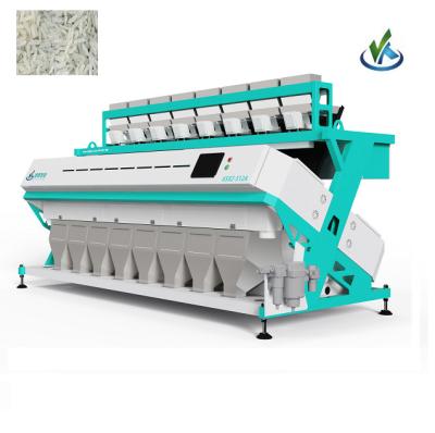China 8 Chute Rice Color Sorter 6-12 T/H CCD High Accuracy for Brown Thai Preboiled Rice for sale