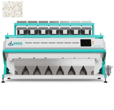 China Multi Purpose Optical Rice Color Sorter Machine 7 Chutes for sale