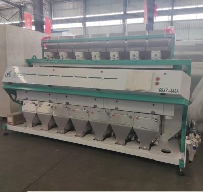 China Parboiled Rice Color Sorter 7 Chutes 448 Channels 220V 4.0Kwh Color Separator Machine for sale