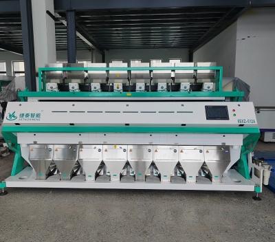 China Large Capacity Grain Cereals Color Sorter Machine 6SXZ-512A 6-12 T/H for sale
