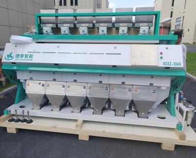 China CCD High Accuracy Peanut Color Sorter 4-8 T/H Color Separation Machine 384 Channels for sale