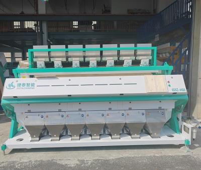 China Optical Grain Seeds Beans Color Sorter Machine CCD Full Color LED 448 Channels 220V for sale