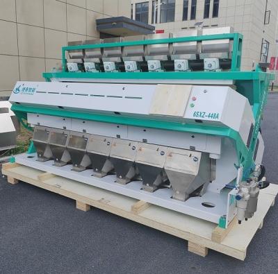 China CCD Optical Rice Color Sorting Machine 7 Chutes 448 Channels 11-21 T/H for sale