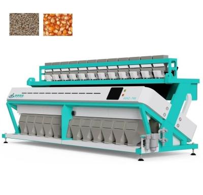 China 768 Channel 12 Chutes Corn Color Sorter 11-19 T/H High Accuracy Sorting Machine for sale