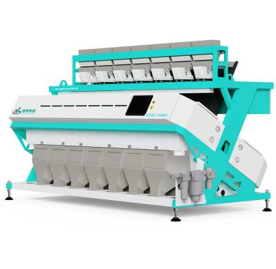 China Industrial Rice Color Sorter Machine 448 Channels 5-7 TPH High Accuracy 99.99% for sale