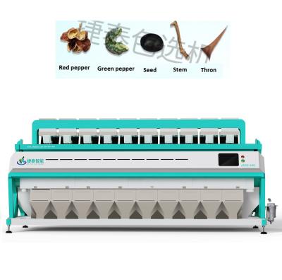 China Industrial Pepper Color Sorter 6SXZ-640A 8-16 T/H High Accuracy Sorting Machine for sale