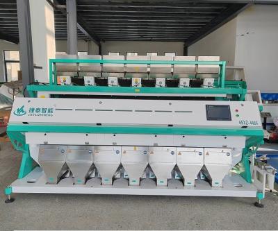 China 7 Chutes 448 Channels Yellow Rice Color Sorter CCD Sensor 220V 4.0KW for sale
