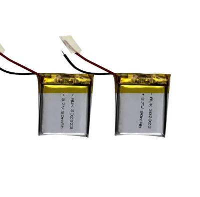 China Lightweight 3.7V 90mAh LiPo Battery 351624 302323 Battery Green Energy for sale