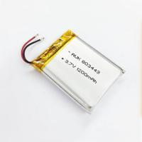 China Camera LiPo Cell Battery 4.44Wh 803443 LiPo Battery 3.7V 1200mAh for sale