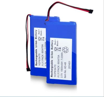 China 500 Cycles Rechargeable LiPo Battery Lithium 3.7v 1900mah Battery for sale