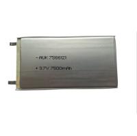 China Scooter Li Polymer Battery Safety 7500mAh 3.7V Rechargeable Lithium Ion Cell for sale