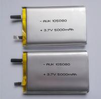 China 105080 3.7v 5000mAh Lipo Battery 6000mah 8000mah 9000mah 4000mah Lithium Polymer Battery China Factory for sale