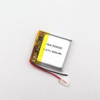 China 802030 Battery Lipo 3.7V 400mAh Lithium Polymer Rechargeable Batteries For Radiofrequency Introduction Device Moisturise for sale
