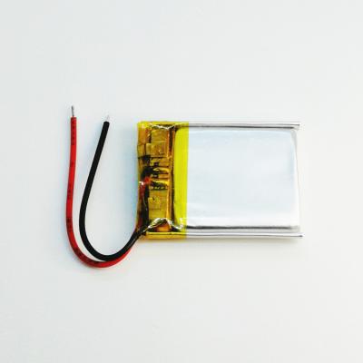 China Rechargeable 502035 300mah 3.7v Lithium Ion Polymer Lipo Battery For Smart Wearable IOT Devices for sale