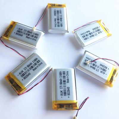 China 402040 502040 602040 702040 802040 902040 102040 3.7V Lithium Ion Polymer Battery For Home Applianc for sale