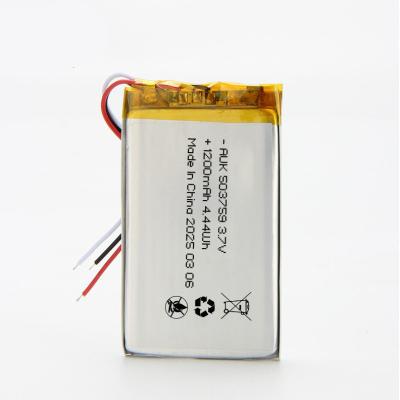 China AUK 503759 1200mAh 3.7V Polymer Lithium-Ion Battery With KC MSDS CE For Breast Pump Battery for sale