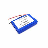 China Lipo 7.4V 1000mAh 2S1P Li-Polymer Battery Pack With MSDS Certification Model 523450 Compatible With Meow Meow Printer Or Portable Devices for sale
