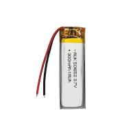China AUK Lipo Battery 501652 300mAh 3.7v 1.11Wh 501340 4.2V Lithium Polymer Battery KC IEC62133 for sale
