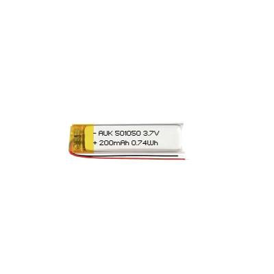 China AUK 601040 601045 501050 3.7V Polymer Lithium Battery 200mAh 260mAh Neckband Headphones Adult Products Battery for sale