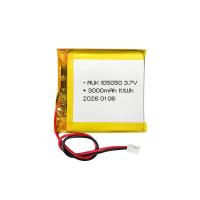 China AUK Lipo 105050 3000mAh 3.7V Polymer Lithium Battery For Camping Lights Alarms Hand Warmers for sale