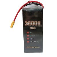 China AUK Semi Solid State Battery 16000mAh 22000mAh 30000mAh High Energy High Density 5C/10C Drone 22.2V Custom Solid Battery for sale