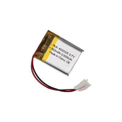 China AUK 402025 3.7V 150mAh Polymer Battery For Bluetooth Earphones, Dog Training Devices Trackers Vehicle Remotes Music Boxes for sale