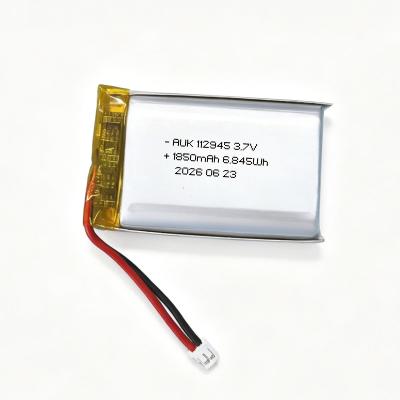 China AUK 112945 3.7V 3.85V 1850mAh Lipo Battery With MSDS Using For Medical Device for sale