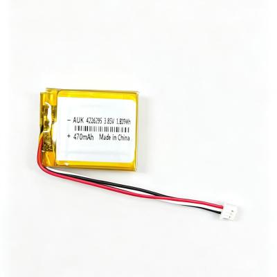 China AUK 422629 422629S 3.85V 470mAh 3.7V 4.2V Lipo Battery Lithium Polymer Battery With UN38.3 MSDS for sale