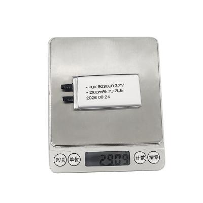 China AUK903060 3.7V 2100mAh Polymer Lithium Battery Used In Medical Devices Beauty Instruments Customization Available. for sale