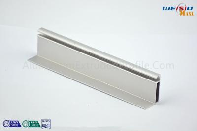 China Electrophoresis Aluminium Extruded Profile 6063 T5 Silver Windows Frame 6m for sale
