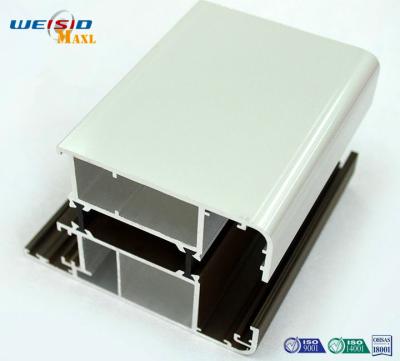 China Aluminium Alloy 6063 T5 Powder Coated Extruded Profile Window Frame 50μm for sale