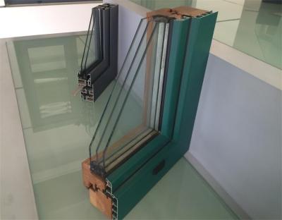 China Extruded Aluminium Window Profiles 6063 T5 with Triple Glazing 20mm Sound Insulation for sale