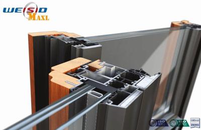 China Aluminium Extruded Profile for Windows 12 Micron Anodizing Thickness 6063 T5 for sale