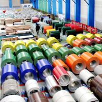 China Heat Resistance PPGI Coil Color Coated Roll Price For Industrial Panels for sale
