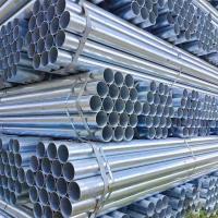 China Hot Dip Round Galvanized Steel Pipe / Galvanized Round Tubing Free Samples for sale