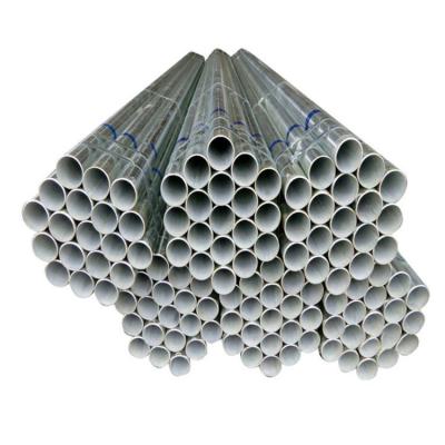 China Hot Dip Round Galvanized Steel Pipe / Galvanized Round Tubing Free Samples for sale