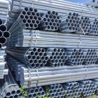 China Hot Dip Round Galvanized Steel Pipe / Galvanized Round Tubing Free Samples for sale