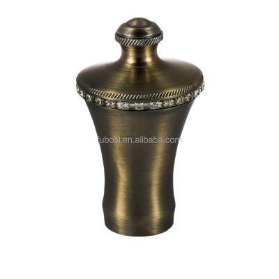 China Zinc Alloy Curtain Rod Finials for Metal Curtain Pole for sale