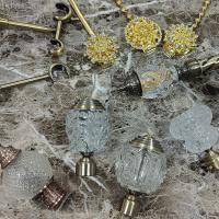 China Fashion Decorative Glass Curtain Rod Finials End Cap for sale