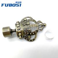 China New Design Crown Curtain Finials/ Finials for Curtain Rod for sale
