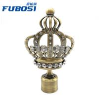 China New Design Crown Curtain Finials/ Finials for Curtain Rod for sale