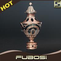 China Home Decor Design Adjustable Iron Curtain Rods and Finials for sale